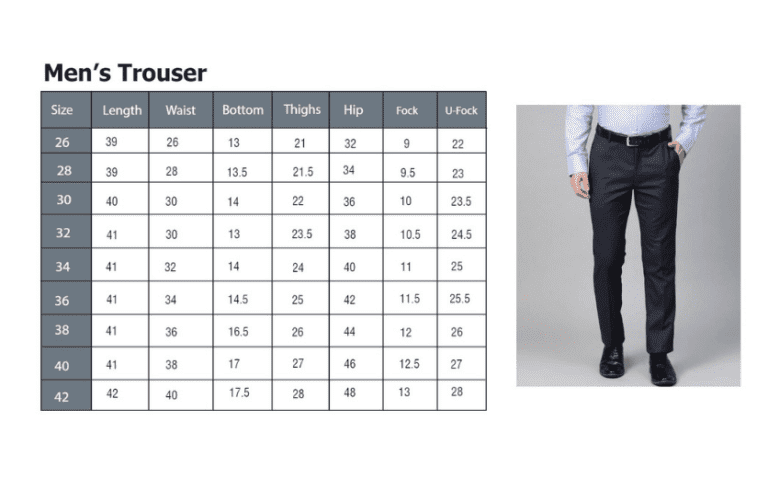 Find Your no.1 Perfect Fit with Our Size Chart
